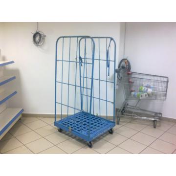 Carucior platforma pentru manipulare marfuri pt panificatie - Carucior ...